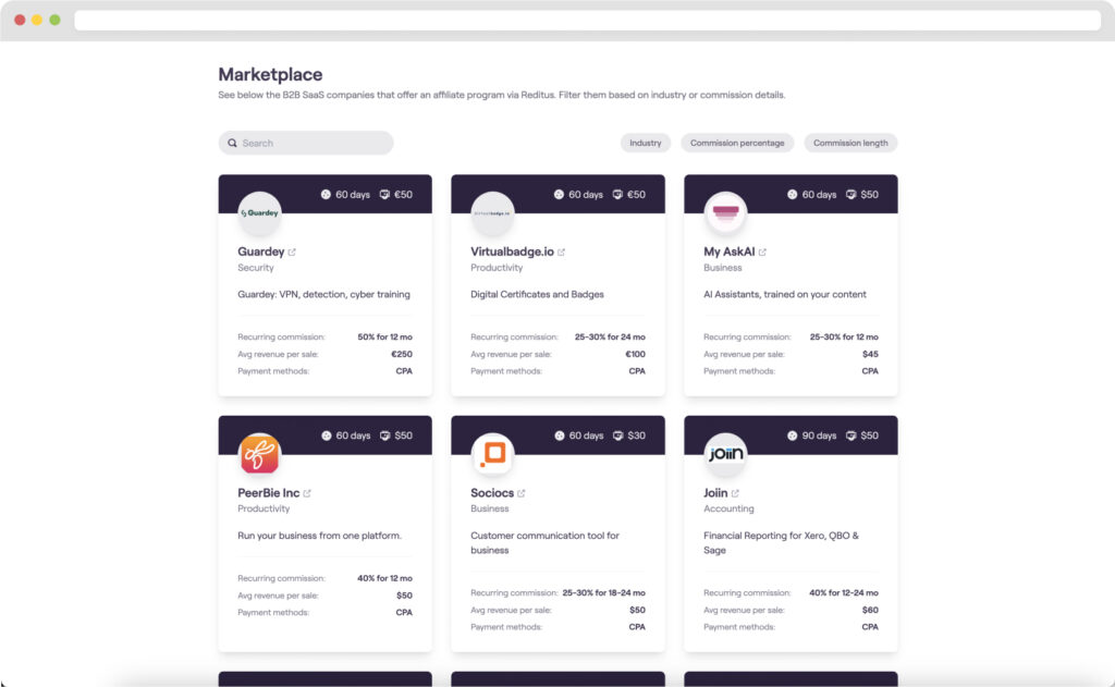 Affiliate Management Software | Reditus